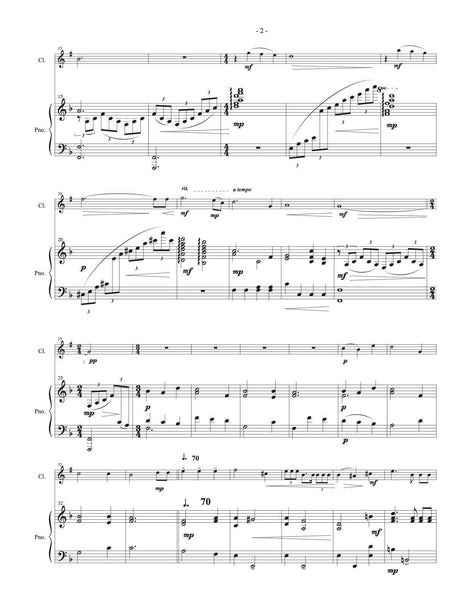 The Lord’s Prayer for Bb Clarinet and Piano (score+parts)