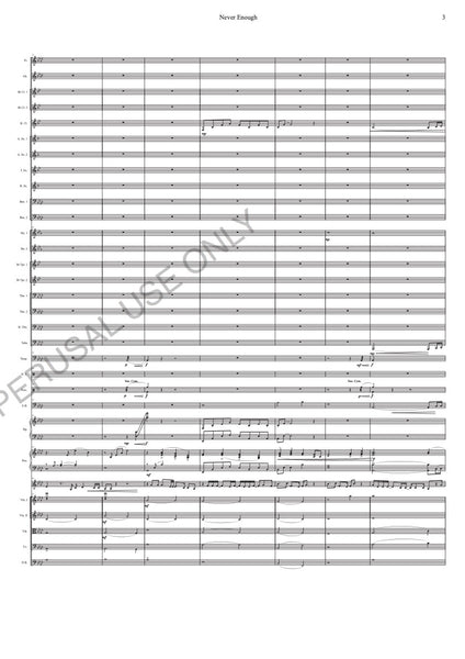 Never Enough – Soprano & Pop Orchestra Arrangement (PDF)